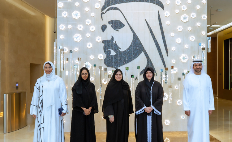 Sheikha Latifa bint Mohammed bin Rashid Al Maktoum Visits 'Majlis Al Amal
