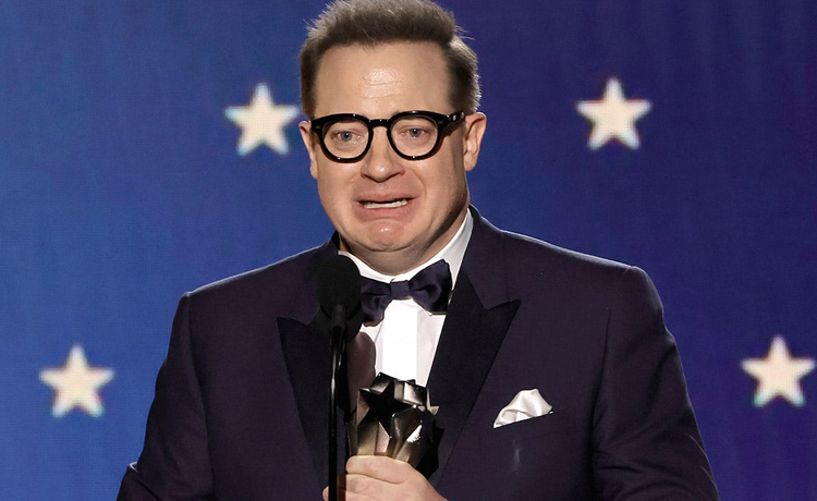 Emotional Brendan Fraser Wins Best Actor at Critics Choice Awards