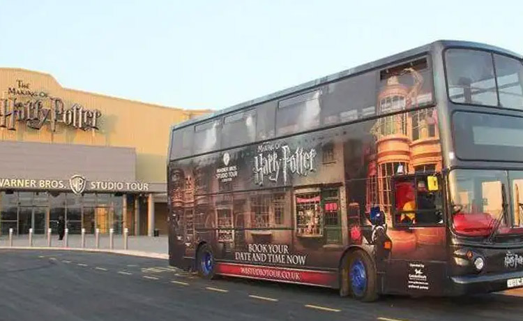 Harry Potter Studio Tour Buses Shuttle Health Workers
